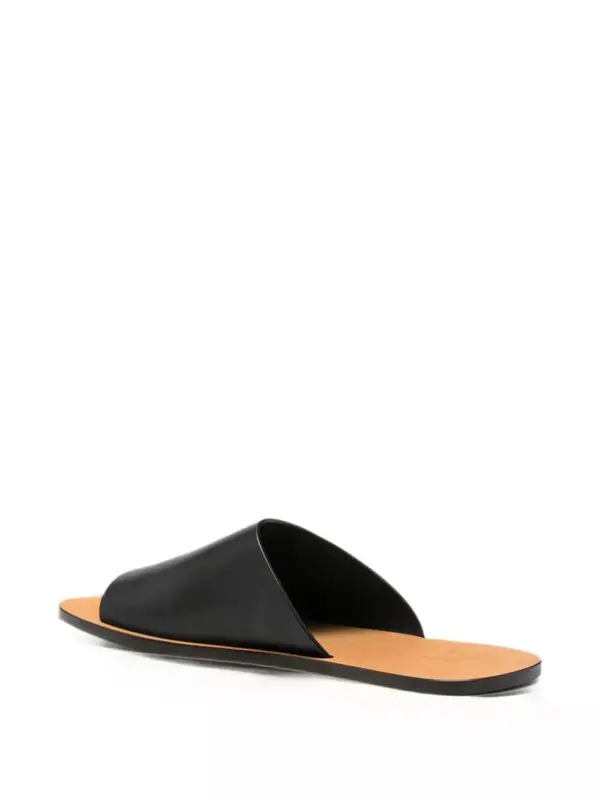 THE ROW Charlie Leather Flat Sandals