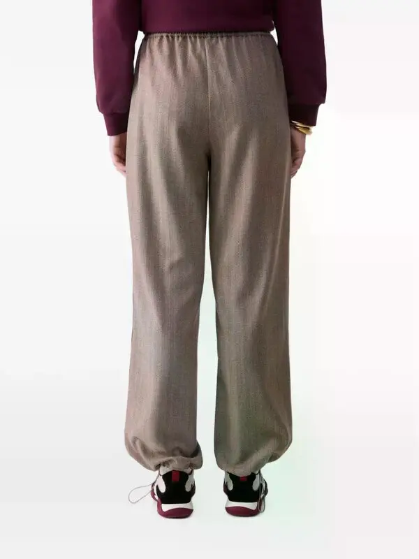 Liu Jo Pinstriped Drawstring Track Pants