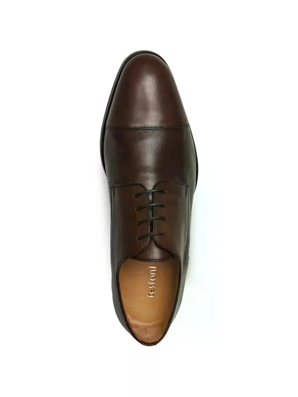 TESTONI Cap-toe Lace-up Derby Shoes