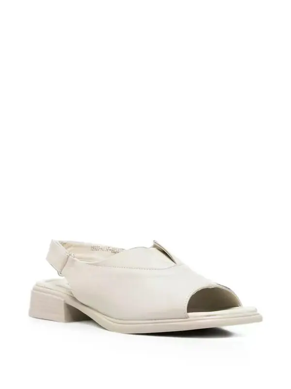 SERGIO MORETTI FIRENZE Touch-strap Slingback Sandals