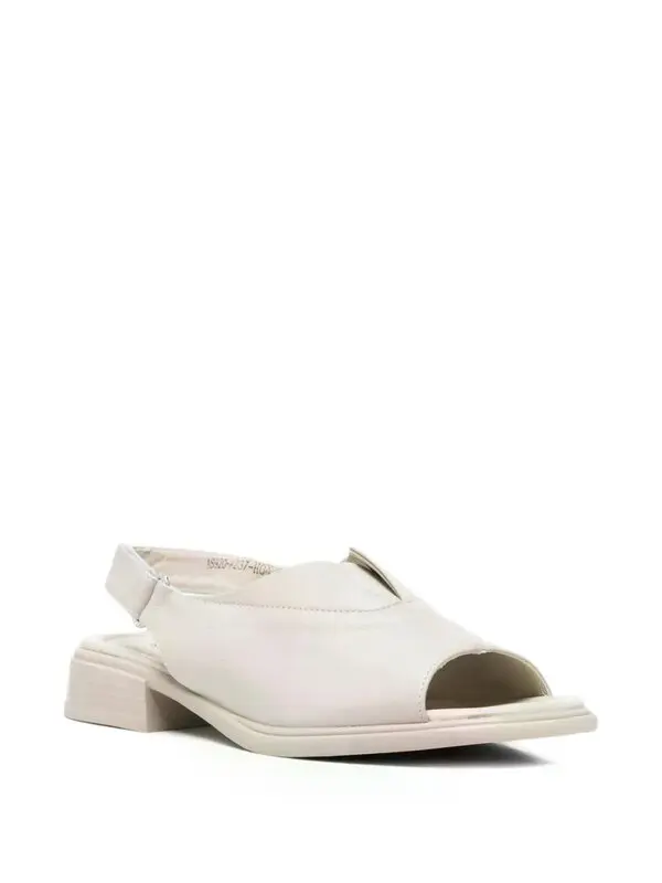 SERGIO MORETTI FIRENZE Open Toe Slingback Sandals