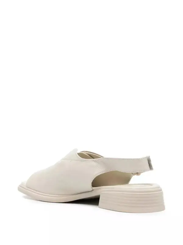 SERGIO MORETTI FIRENZE Open Toe Slingback Sandals