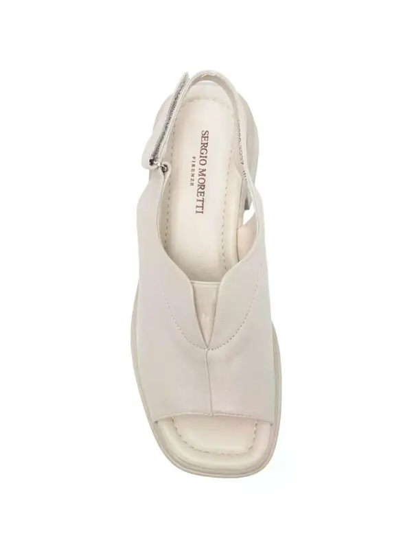 SERGIO MORETTI FIRENZE Open Toe Slingback Sandals