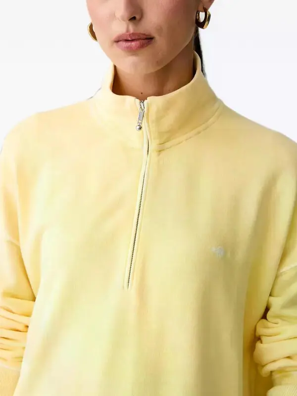 Gant Quarter-zip Logo-embroidered Sweatshirt