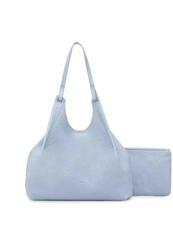 GIANNI CHIARINI Large Dua Grained Shoulder Bag - Blue