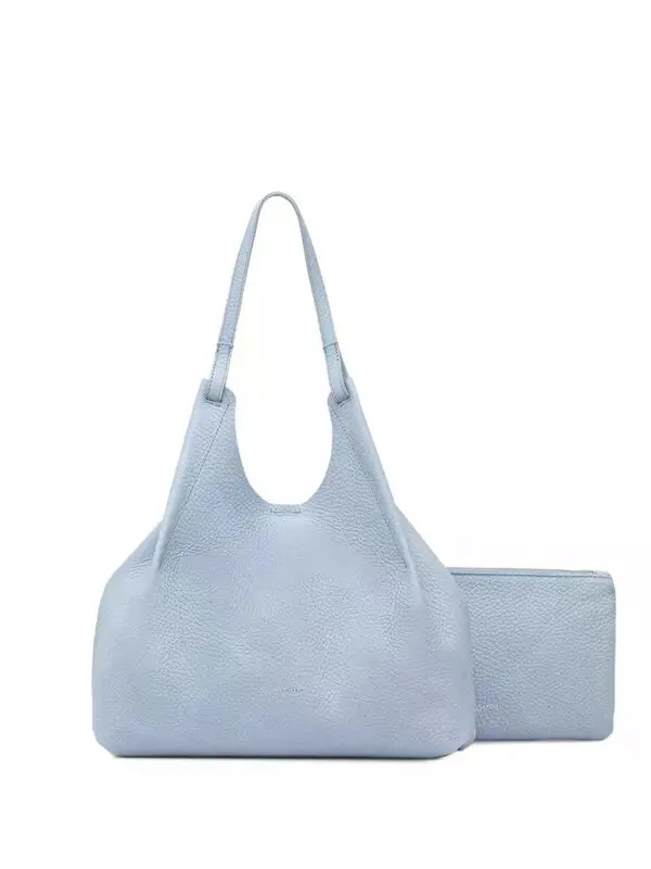 GIANNI CHIARINI Large Grained Shoulder Bag - Blue