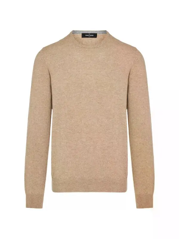 GRAN SASSO Crew-neck Long-sleeve Sweater - Neutrals