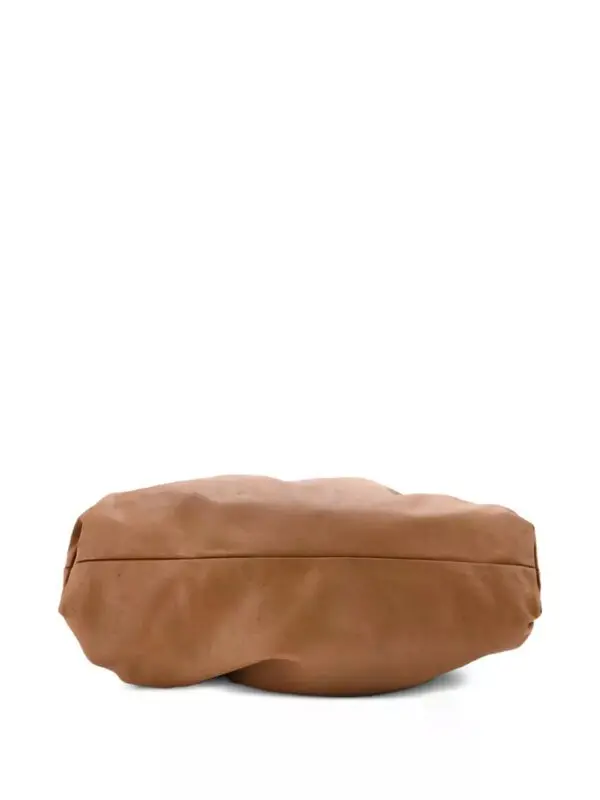 Bottega Veneta The Pouch Leather Clutch Bag - Brown