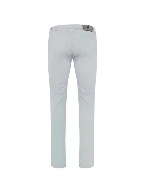 RICHARD J. BROWN Tokyo Logo-embroidered Slim-fit Trousers - White