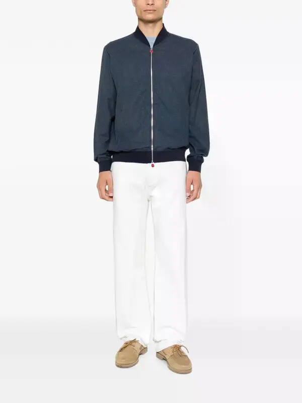 Kiton Zip-up Bomber Jacket