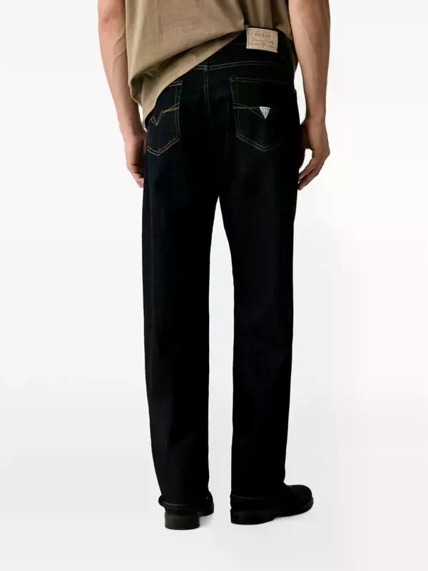 Guess Logo-patch Pocket Jeans