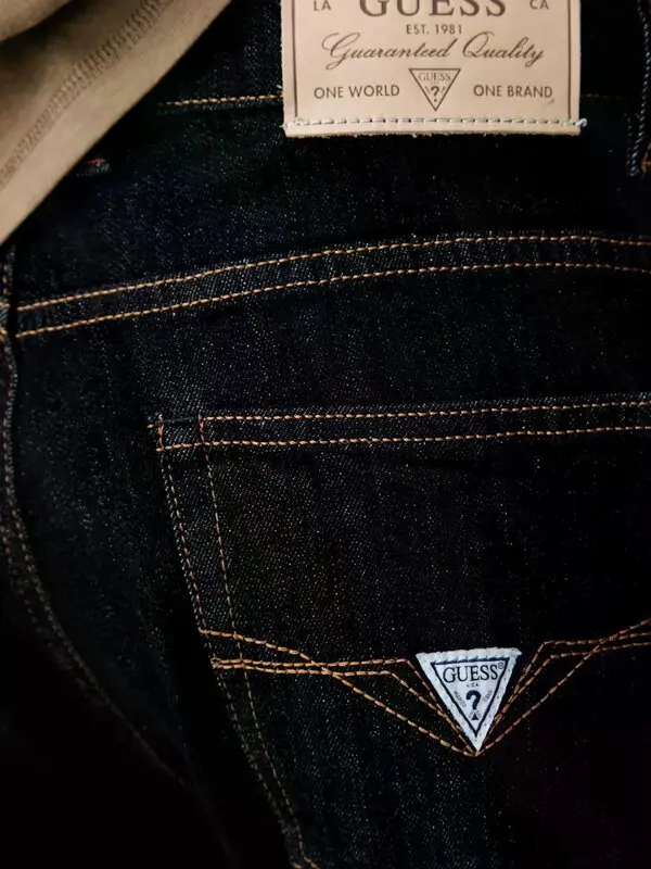 Guess Logo-patch Pocket Jeans
