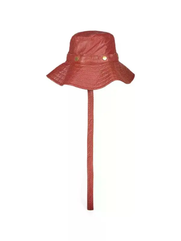Cédric Charlier Perforated-design Bucket Hat