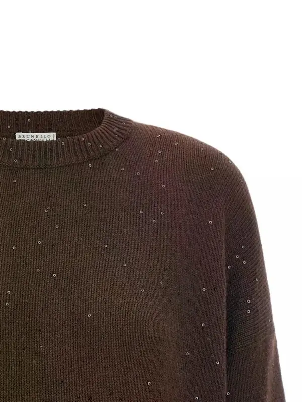 Brunello Cucinelli Diamante Sequin-embellished Sweater