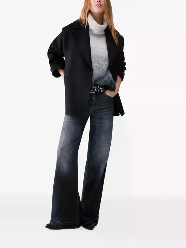 Liu Jo Short Wool Coat - Black