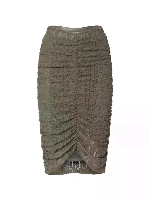 Liu Jo Midi Lace Skirt - Green