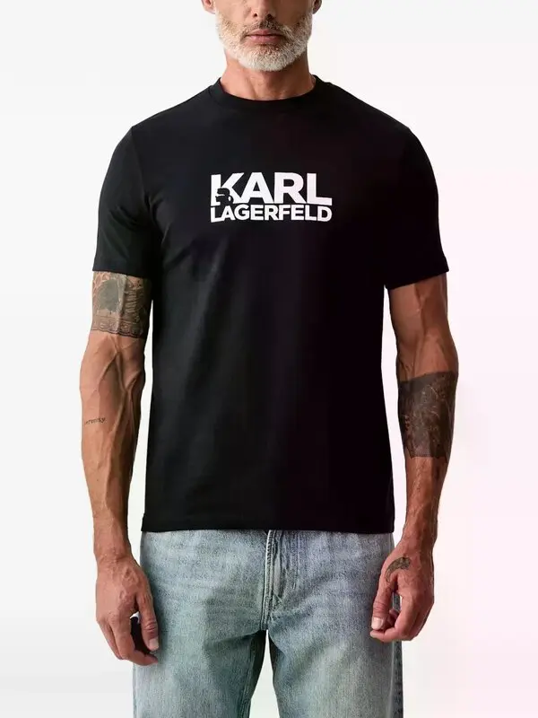 Karl Lagerfeld Logo-print T-shirt - Black