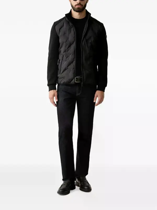 Guess Quilted Logo-embossed Padded Jacket