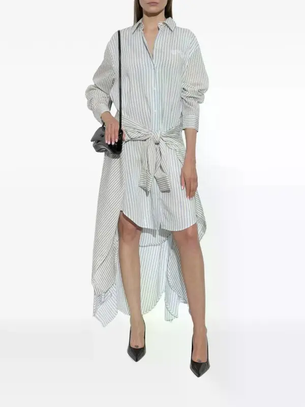 DIESEL® Striped Long-sleeve Shirt Dress