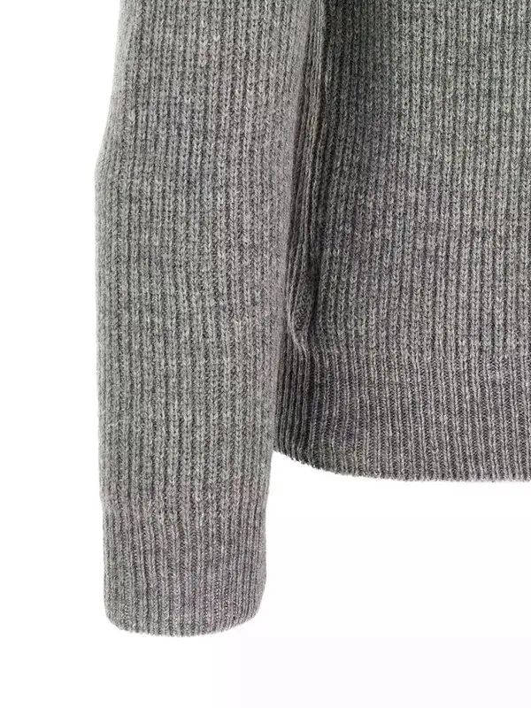 ZANONE Ribbed Knit Crew-neck Sweater