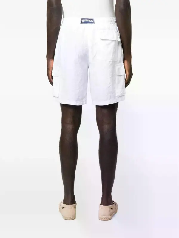 Vilebrequin Drawstring-fastening Linen Cargo Shorts