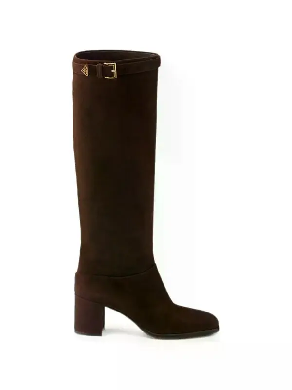 Prada Suede Boots - Brown