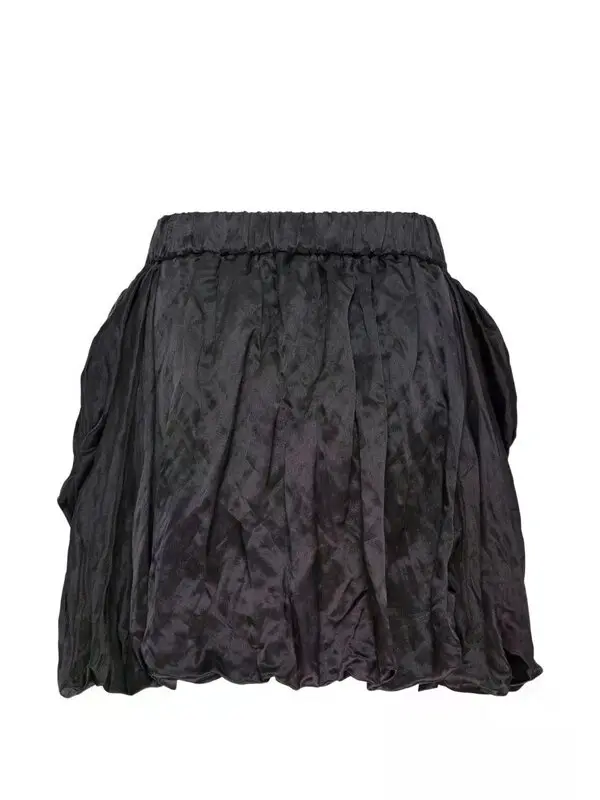 RENLI SU Gathered Bubble-hem Mini Skirt