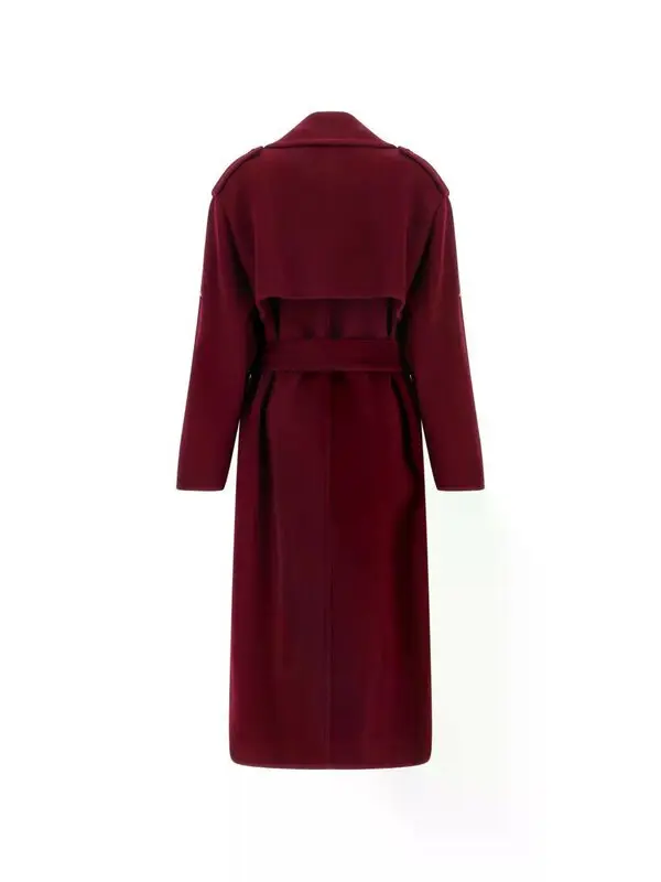 Alberta Ferretti Double-breasted Wool-cashmere Coat