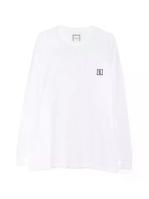 WOOYOUNGMI Logo-print Long-sleeve T-shirt - White