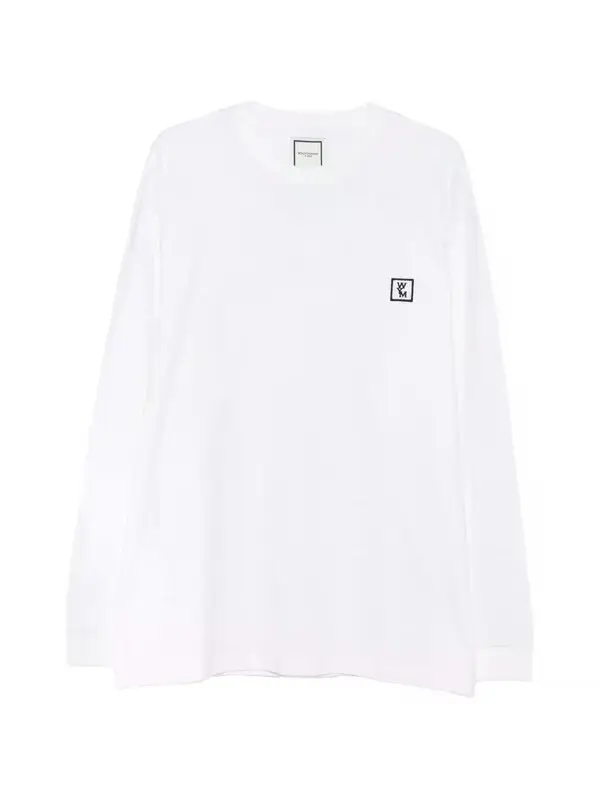 WOOYOUNGMI Logo-print Long-sleeve T-shirt - White