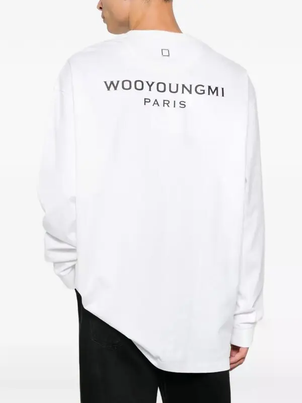 WOOYOUNGMI Logo-print Long-sleeve T-shirt
