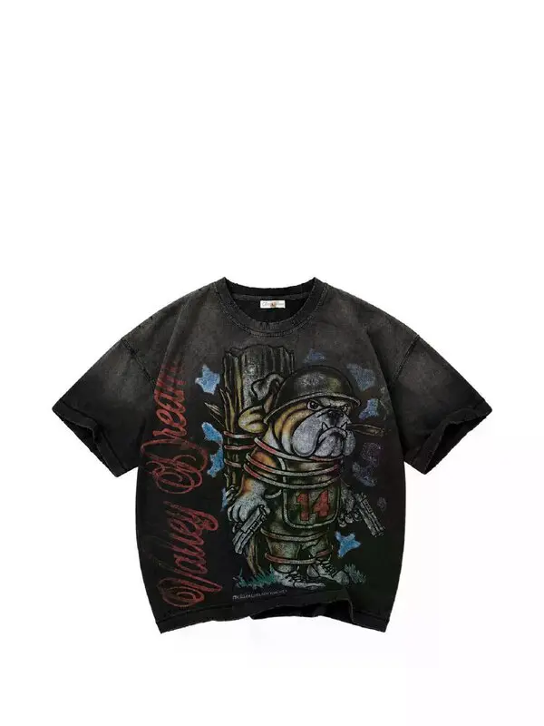 VALE FOREVER Dog Of War Short-sleeve T-shirt - Black