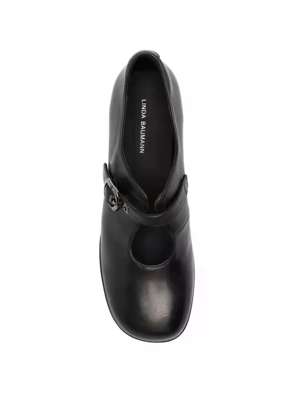 LINDA BAUMANN Buckle-fastening Block-heel Pumps