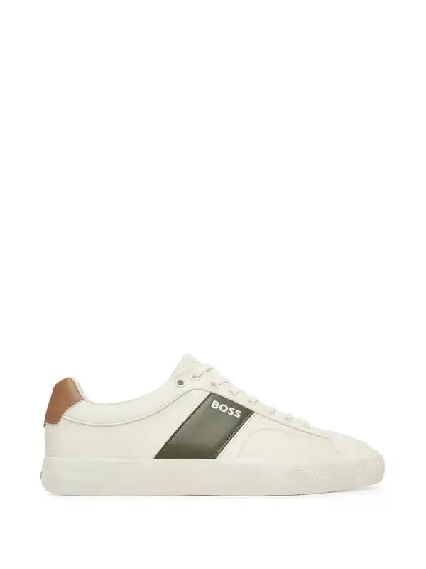 BOSS Logo Print Lace-up Sneakers