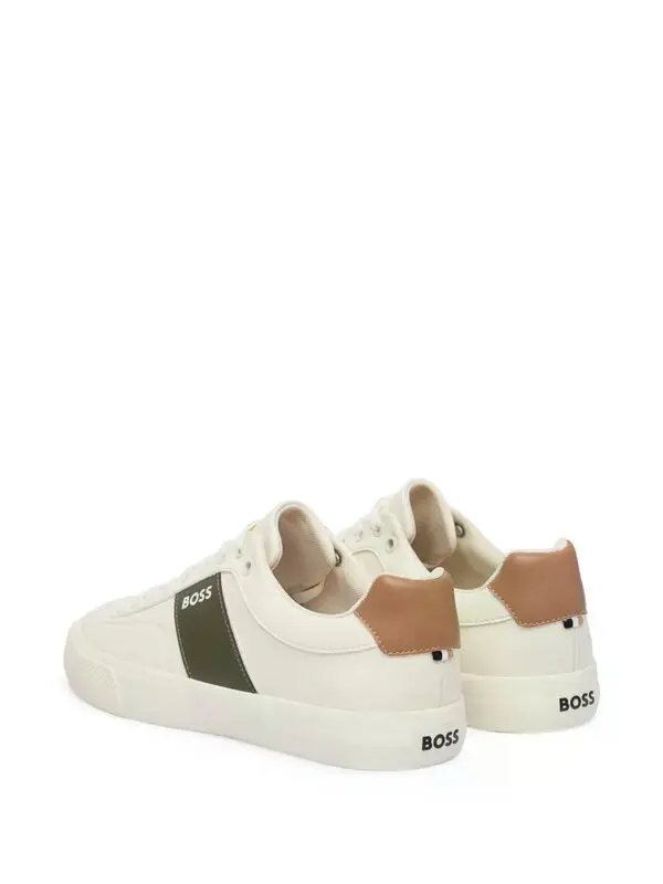 BOSS Logo Print Lace-up Sneakers