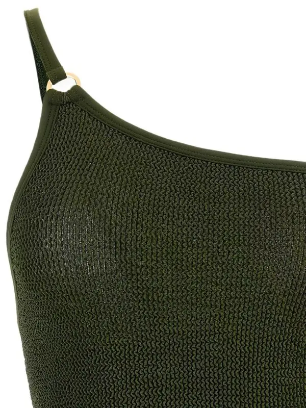 Hunza G Clara One-shoulder Swimsuit