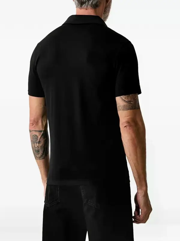 Guess Logo-detail Buttoned Polo Shirt