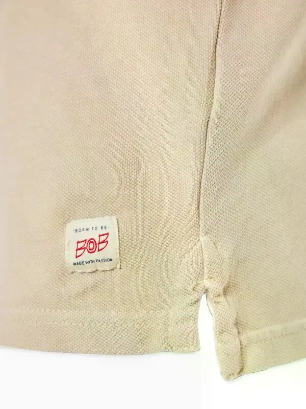 BOB Logo-print Piqué Polo Shirt