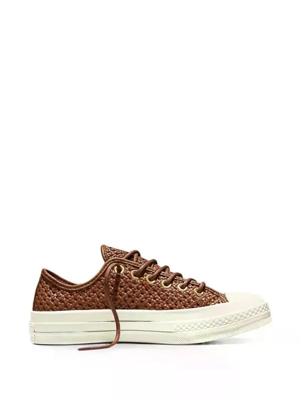 CONVERSE Chuck 70 Woven Leather Sneakers - Brown