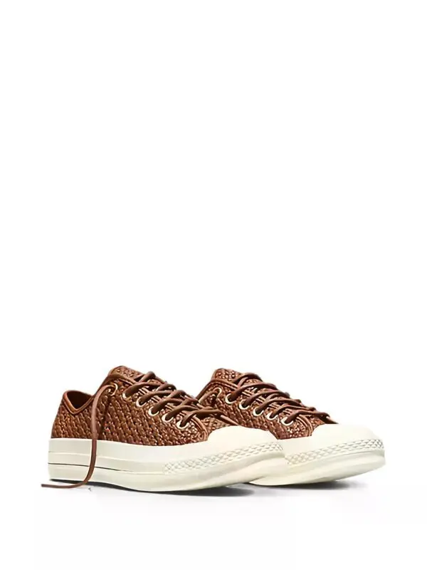 CONVERSE Chuck 70 Woven Leather Sneakers