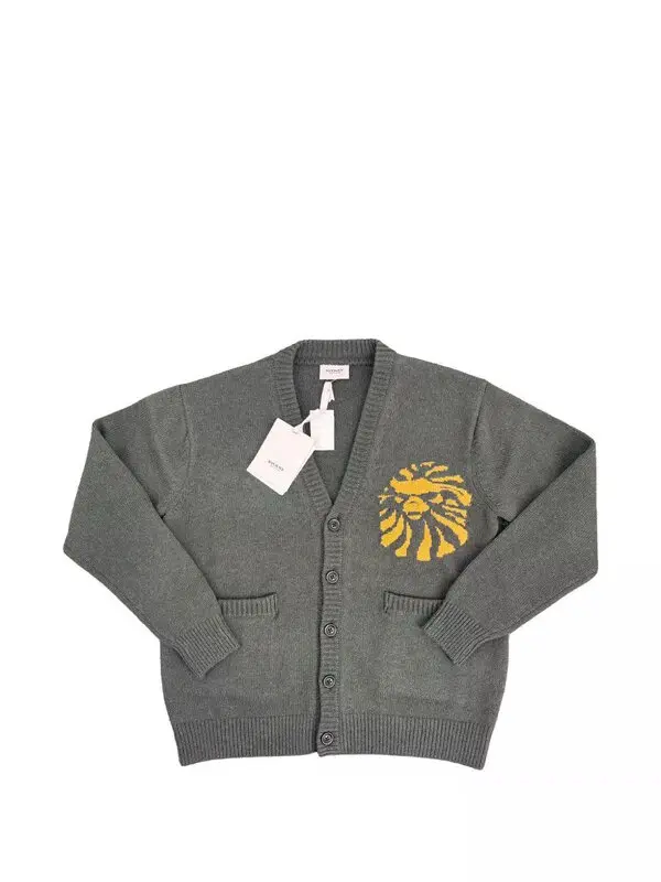 A BATHING APE V-neck Cardigan - Green