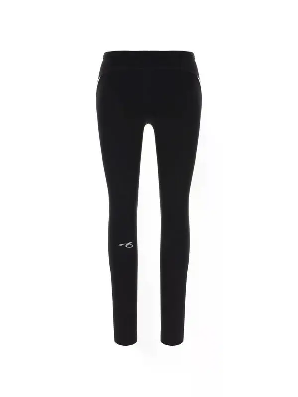 Balenciaga Logo-print Side-stripe Leggings