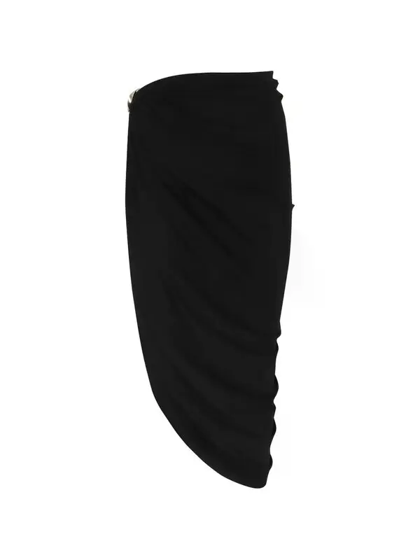 Sportmax Draped Asymmetric Skirt