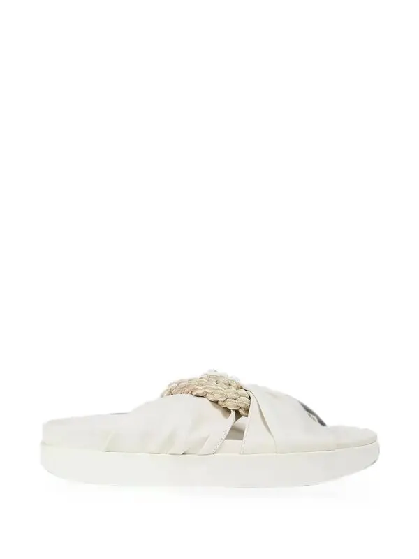 Zimmermann Twisted Cord Leather Sandals - Neutrals