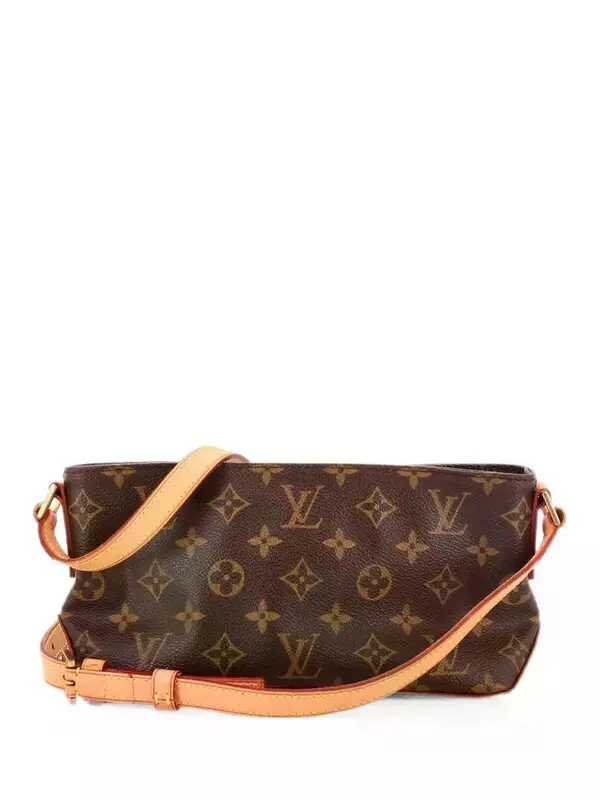 LOUIS VUITTON Trotteur Handbag Monogram Canvas Crossbody Bag - Brown