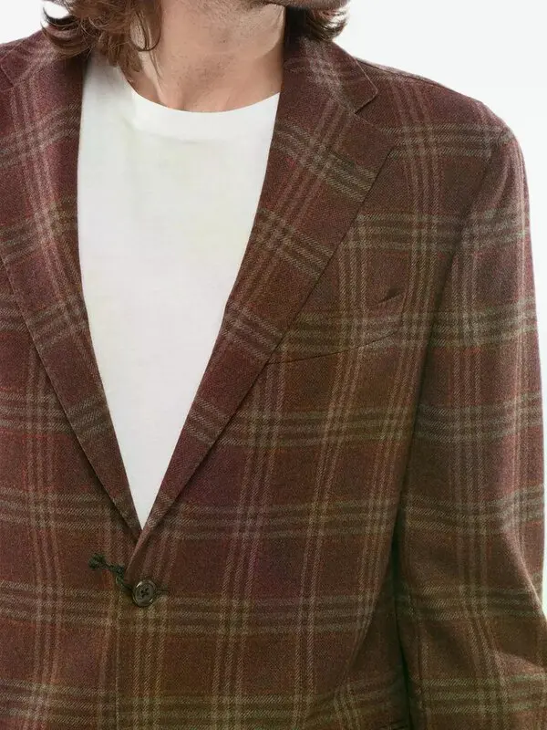 Corneliani Checked-pattern Single-breasted Blazer