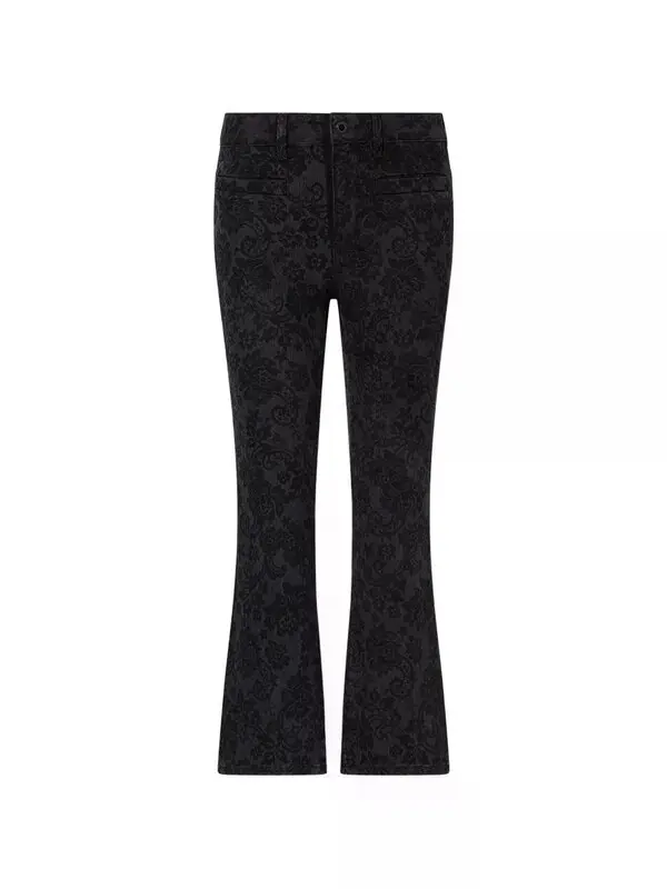 Liu Jo Bootcut Jeans With Laser Detail - Black