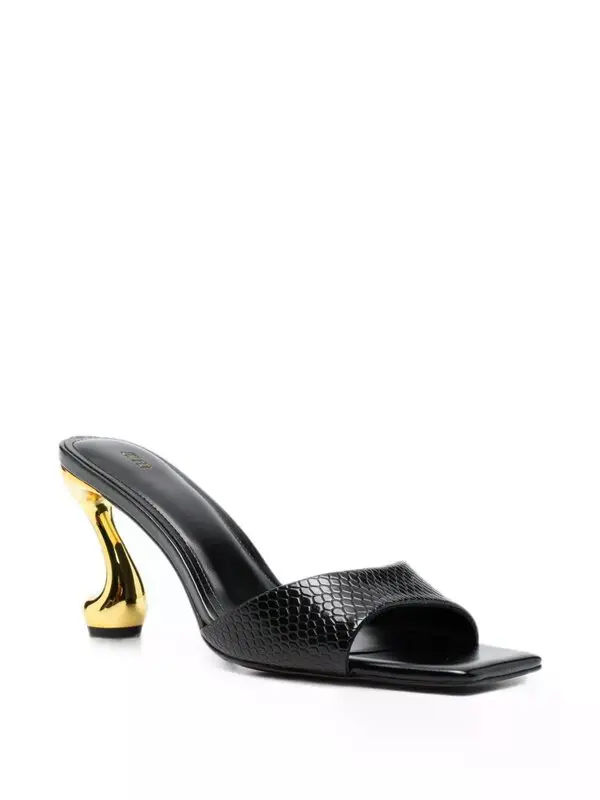 Jw Pei Hannah Snakeskin-effect Sandals