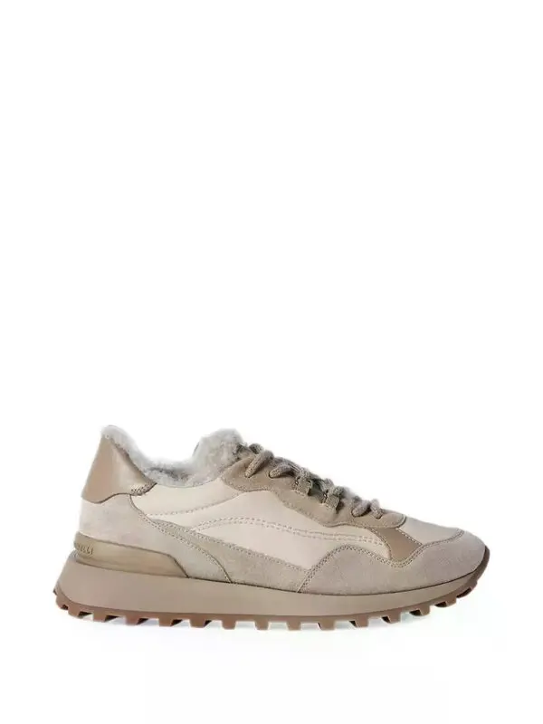 Brunello Cucinelli Shearling-lined Monili Sneakers