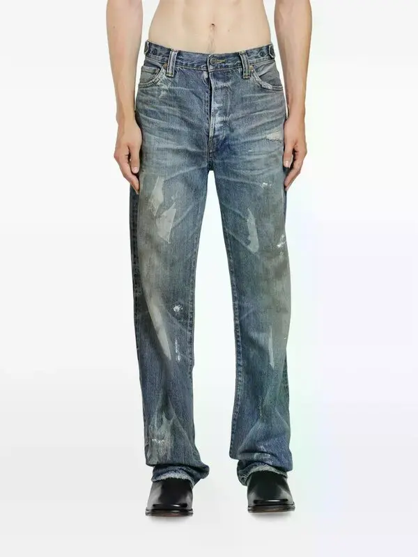 Mastercraft Union Distressed Relaxed-fit Jeans - Blue